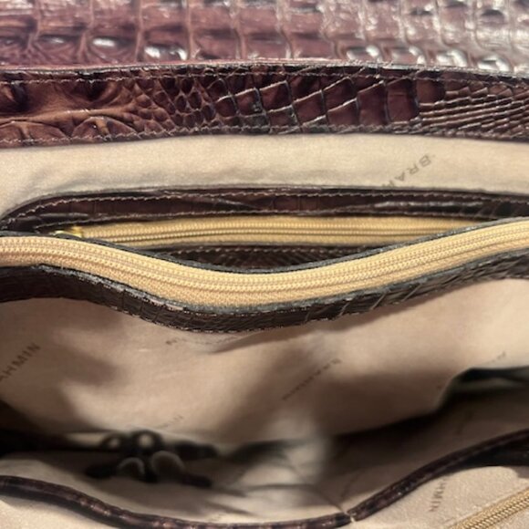 Brahmin | Bags | Vintage Brahmin Kaitlin Top Handle Briefcaseipod Case ...